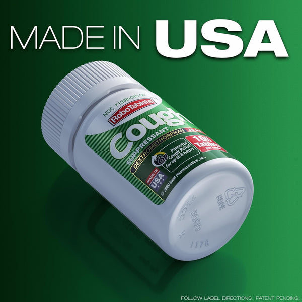 RoboTablets Cough Suppressant 100 Tablets Dextromethorphan 30mg – Dxmpharm